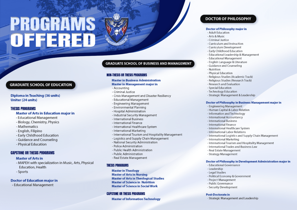 Uaep Philippine Christian University Dasmariñas Cavite